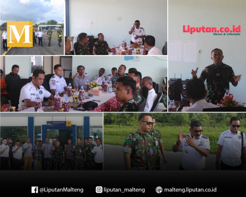 Perbaiki Bandar Udara Amahai, Pihak UPBU Bahas DLKR Bersama Lanud ...